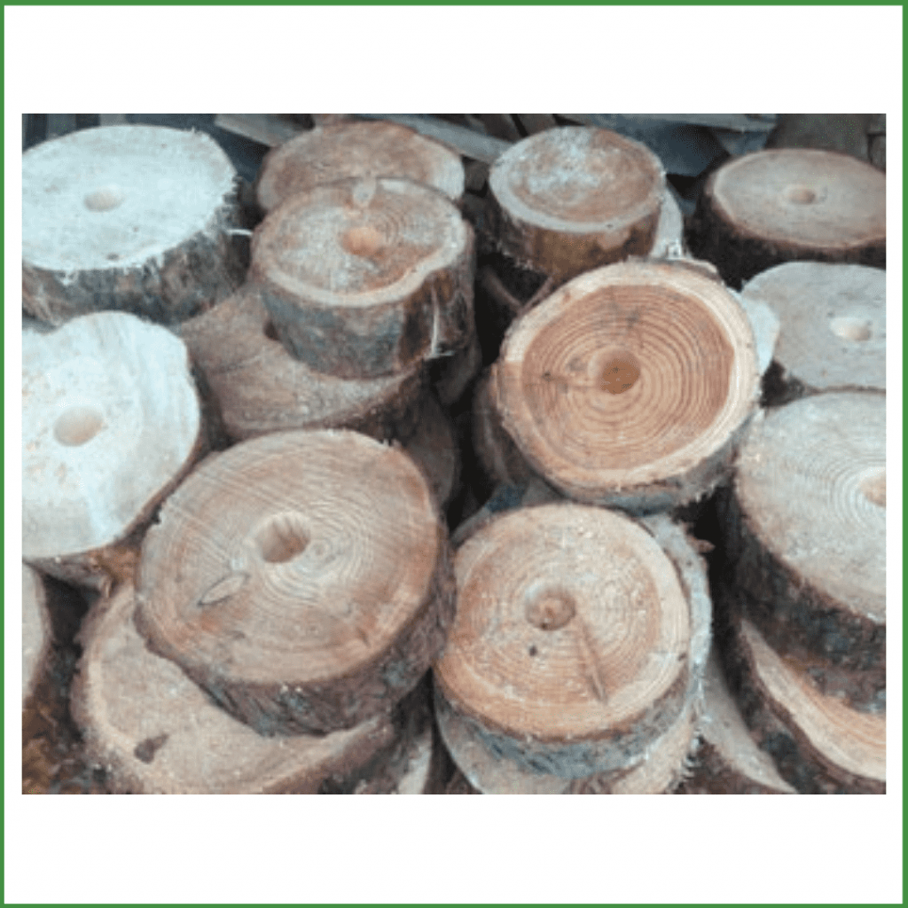 Log Base Wythall Nurseries Christmas Trees